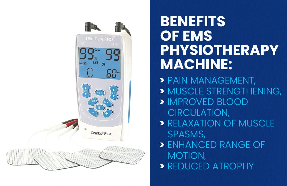 EMS Physiotherapy: Muscle Stimulator Machine Uses & Benefits ...