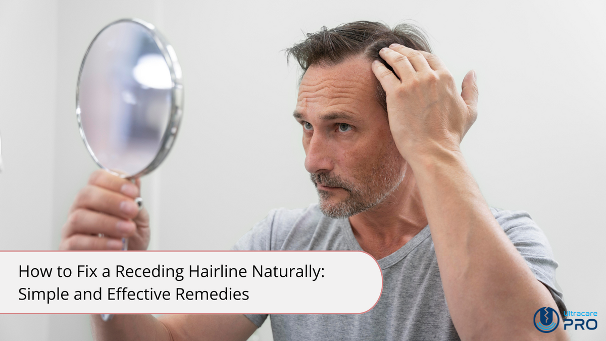 How to Fix a Receding Hairline Naturally – UltraCare PRO