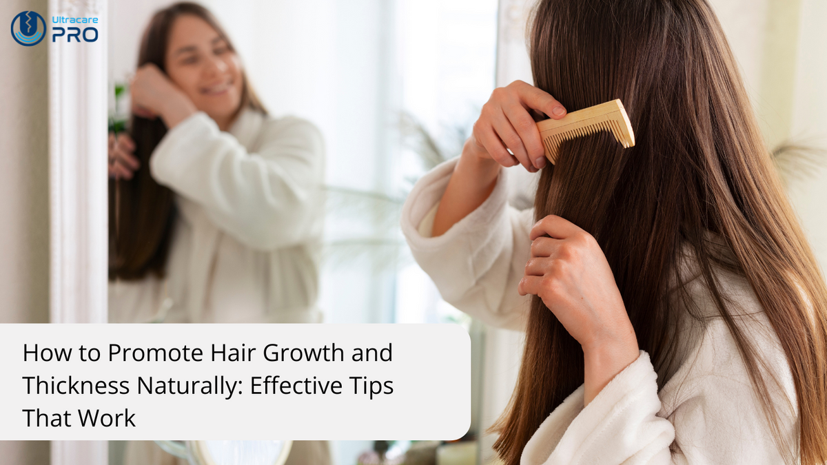 How to Promote Hair Growth and Thickness Naturally at Home – UltraCare PRO