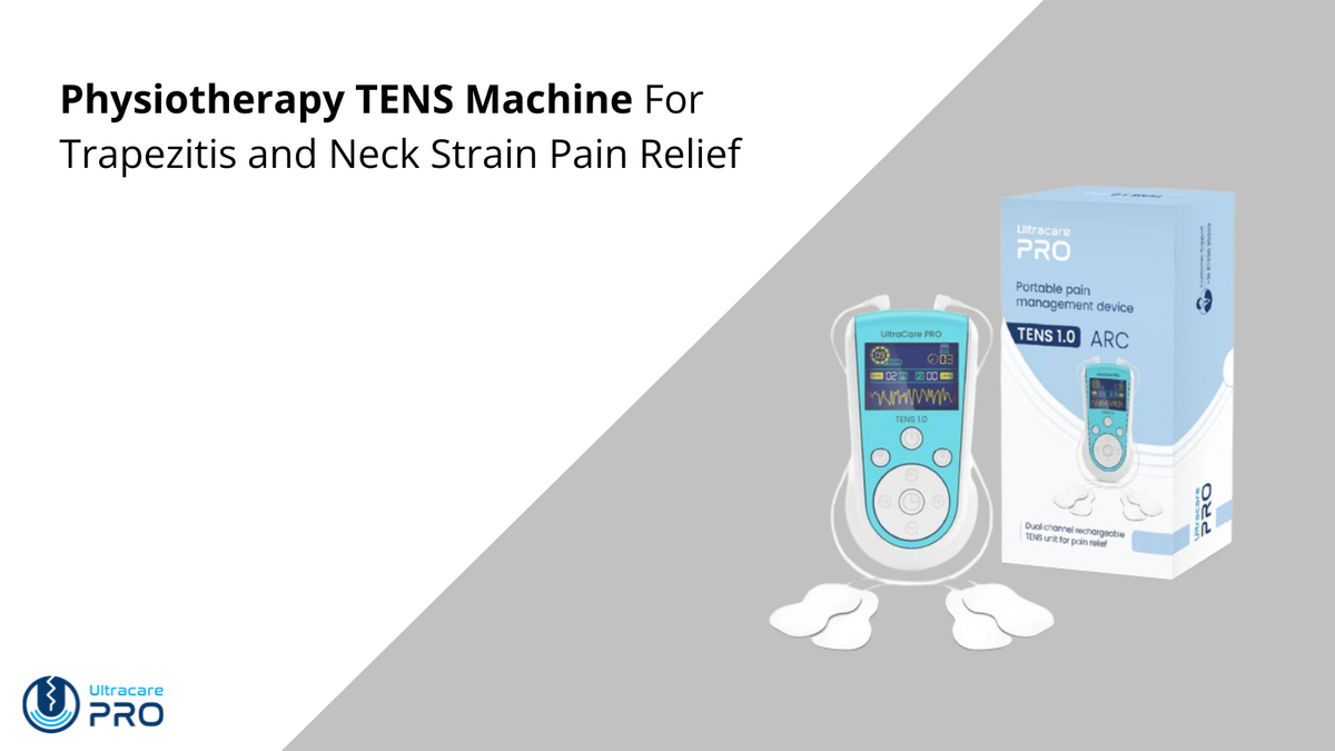 Physiotherapy TENS Machine for Trapezitis & Neck Strain Relief ...
