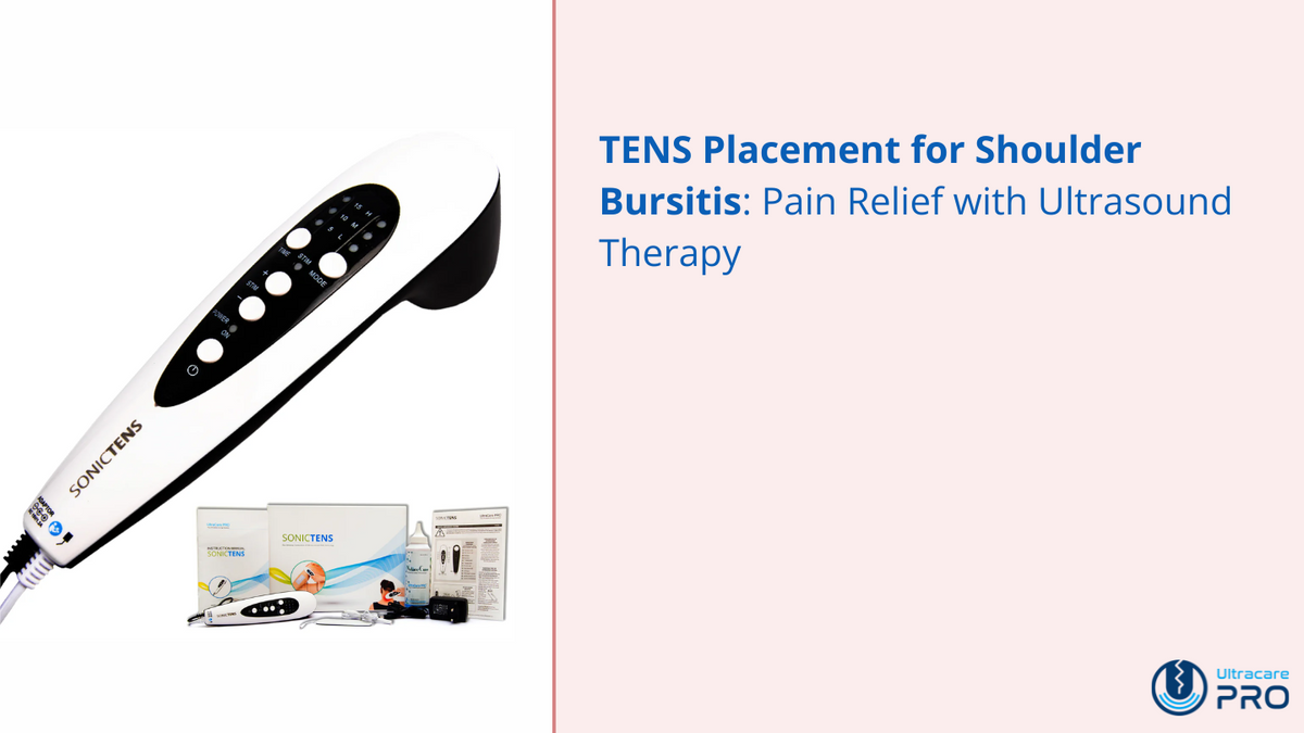 TENS Placement for Shoulder Bursitis Relief – UltraCare PRO